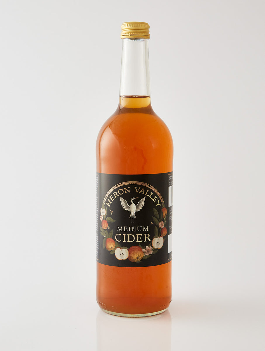 Still Medium Cider | Medium Sweet Devon Cider | Heron Valley