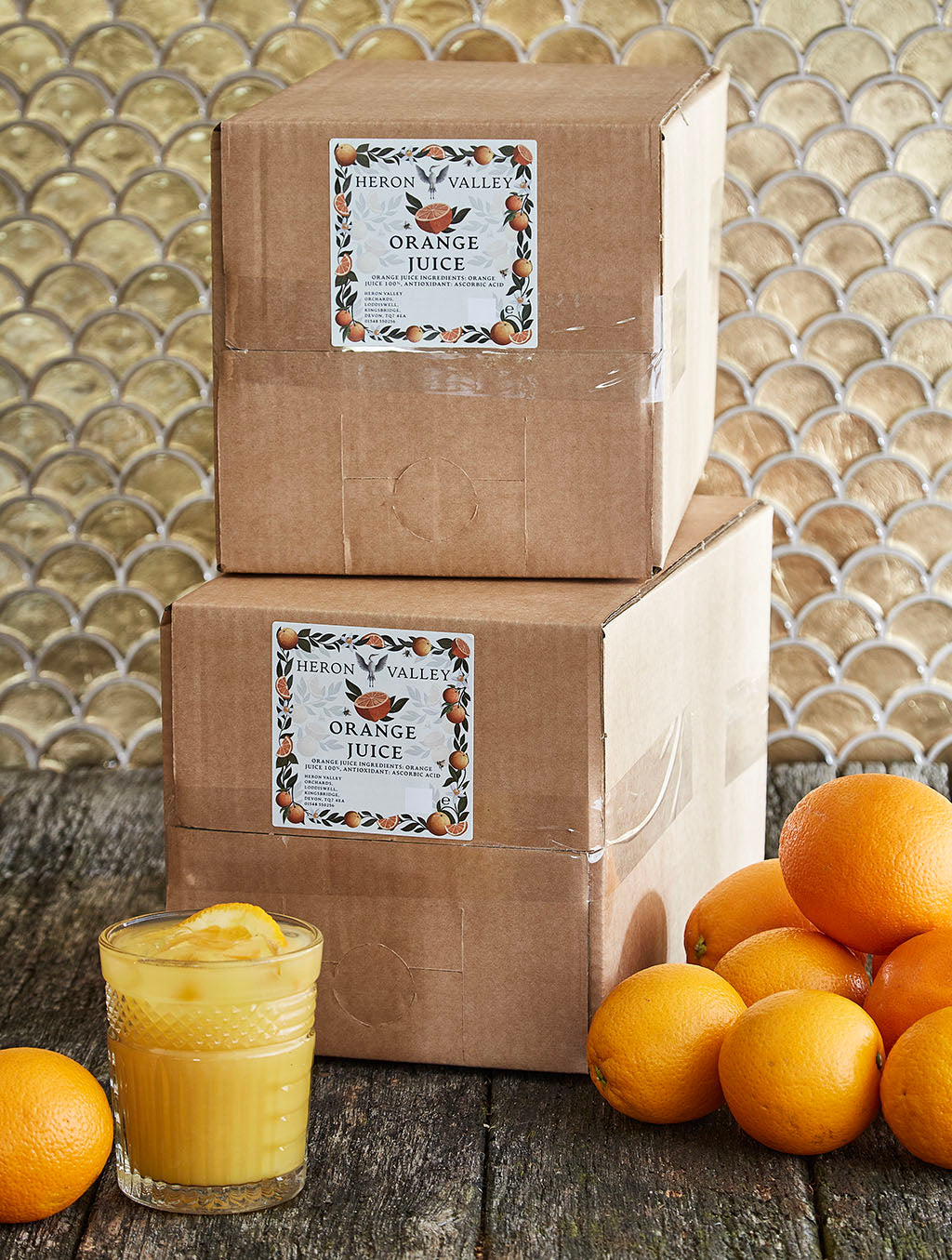 Pure Orange Juice - Bag In A Box | Free UK Delivery | Heron Valley