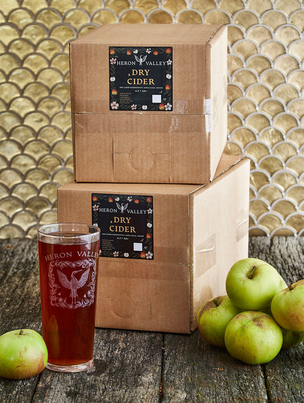 Dry Cider Bag in a Box | Dry Devon Cider | Heron Valley